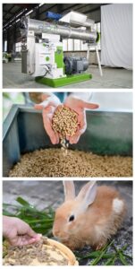 High Output Rabbit Pellet Making Machine For Poultry Feed Pellets ...